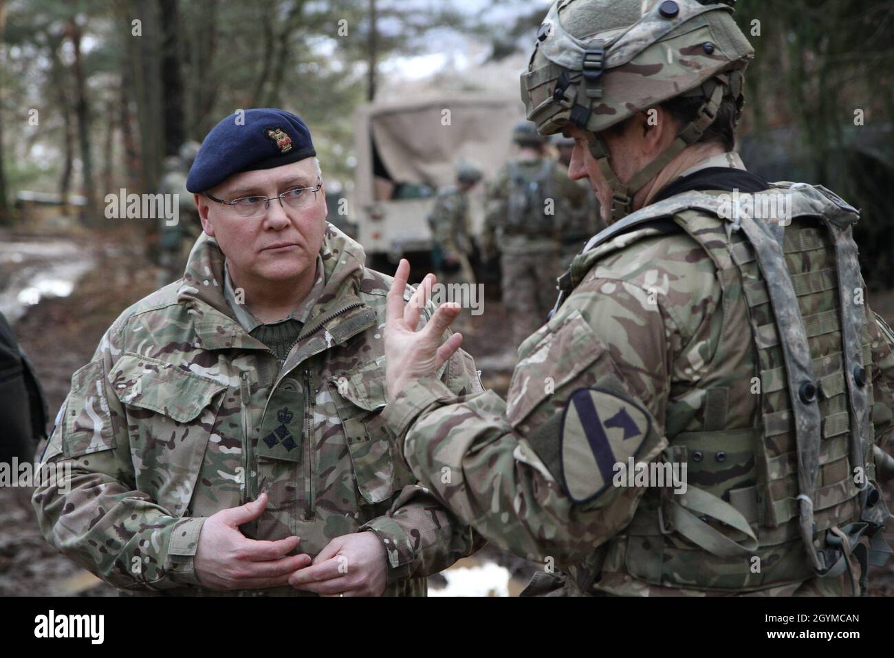 British Brigadier Darren Stewart, Head of Operational Law at British ...