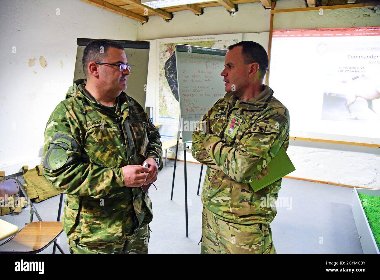 U.S. Army Lt. Col. Nathan A. Strohm, commander of 173rd Brigade Support ...