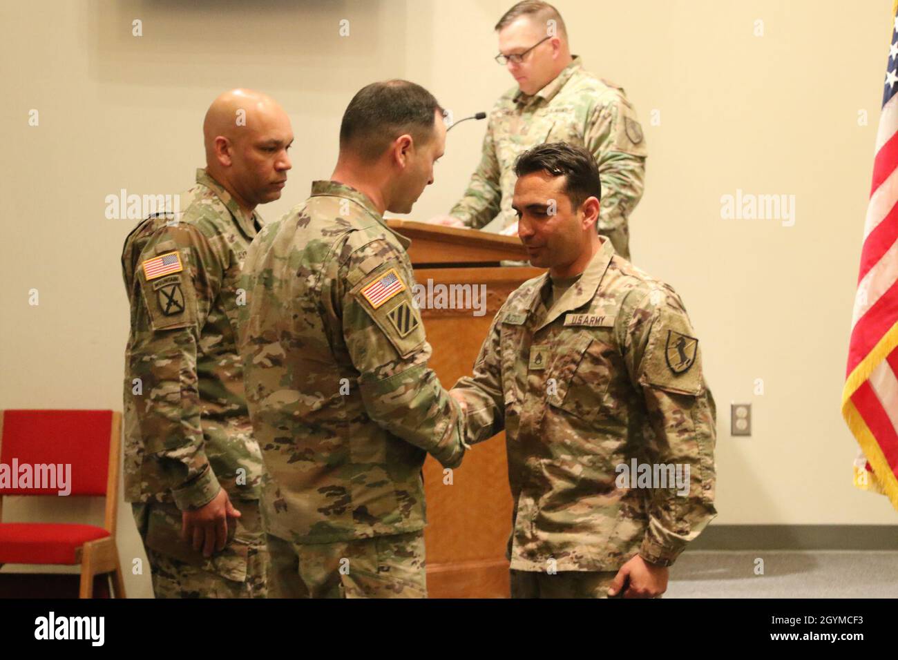 U.S. Army Lt. Col. William J. Parker, Commanding Officer, Regimental ...