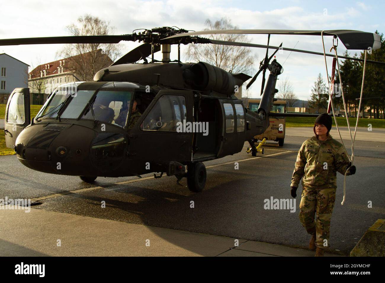 Spc. Valerie Bragg, a UH-60 Helicopter Repairer with B Company, 603rd ...