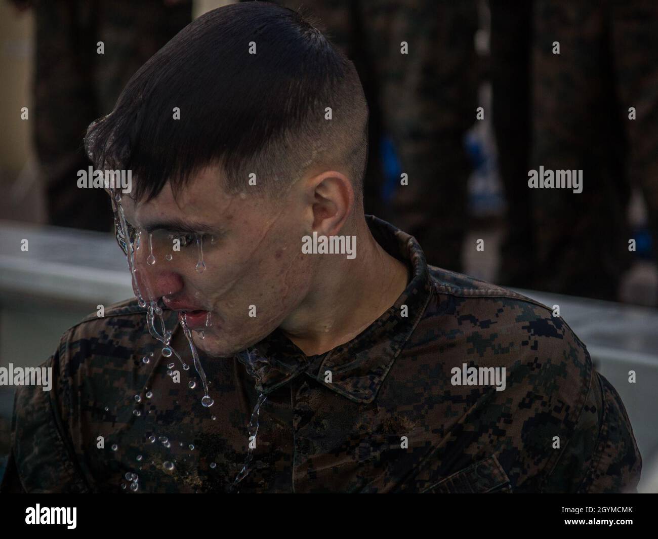 Marine corps water survival training program hi-res stock photography ...