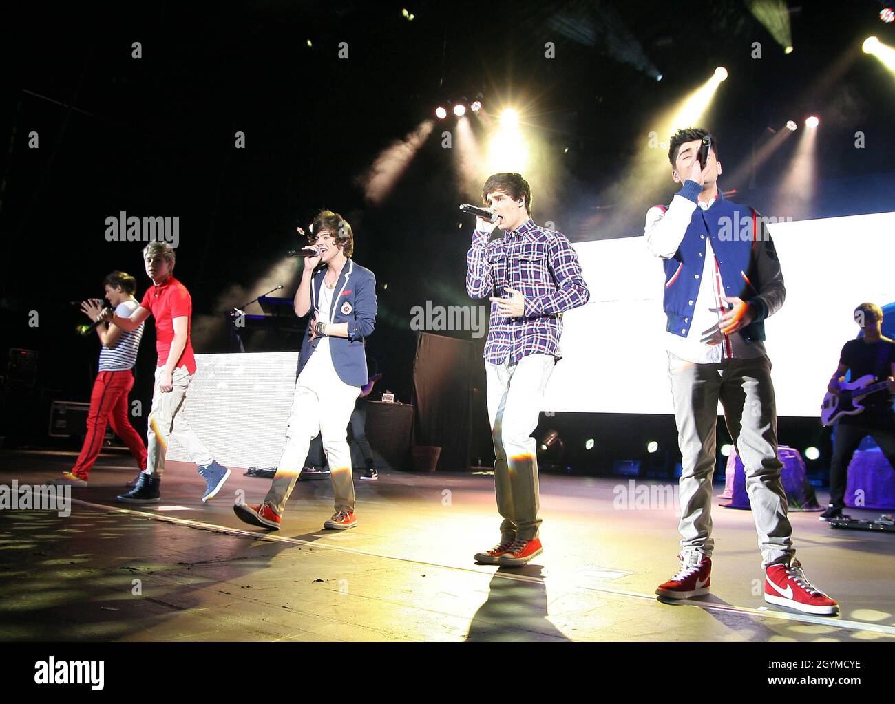 London. UK. Louis Tomlinson, Niall Horan, Harry Styles, Liam Payne and ...