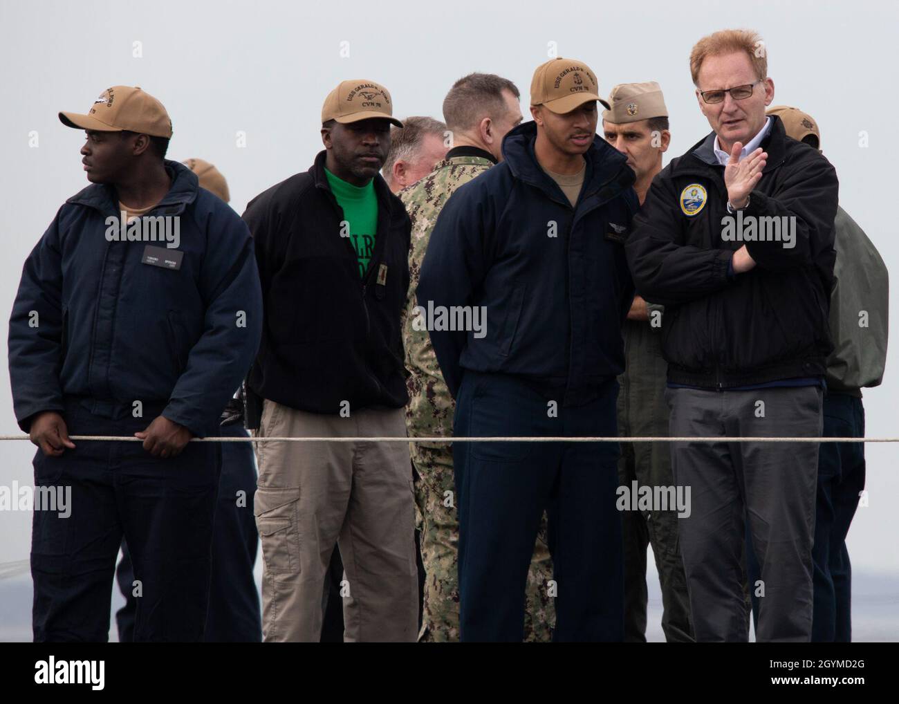 ATLANTIC OCEAN (Jan. 31, 2020) Secretary of the Navy Thomas B. Modly ...