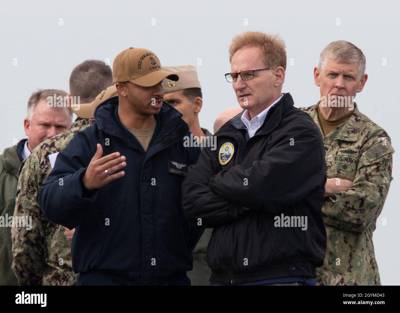 ATLANTIC OCEAN (Jan. 31, 2020) Secretary of the Navy Thomas B. Modly ...