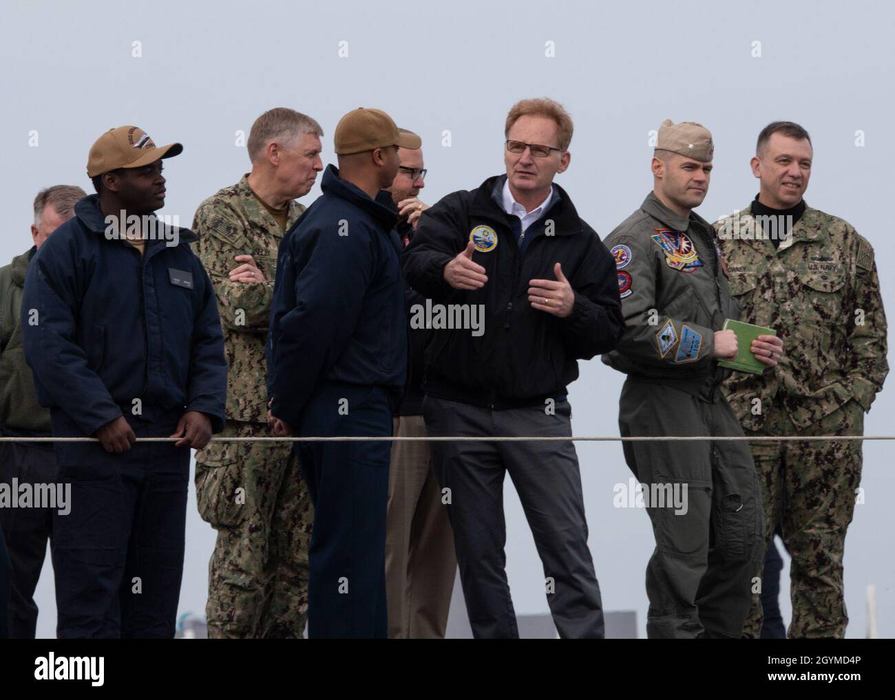ATLANTIC OCEAN (Jan. 31, 2020) Secretary of the Navy Thomas B. Modly ...