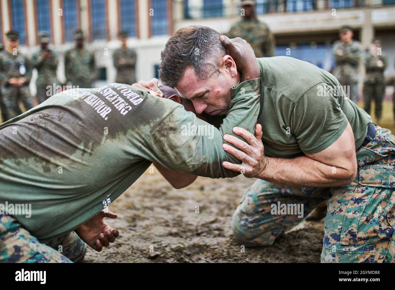 U.S. Marines with Marine Forces Reserve participate in the grappling ...