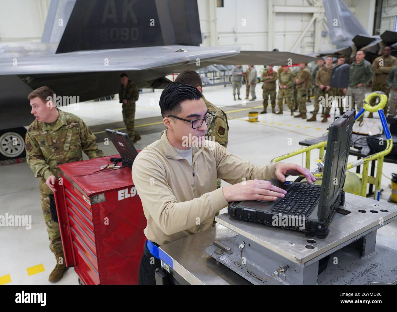 Tech. Sgt. Michael Hodge, a native of Charlotte, NC, uses a Portable ...
