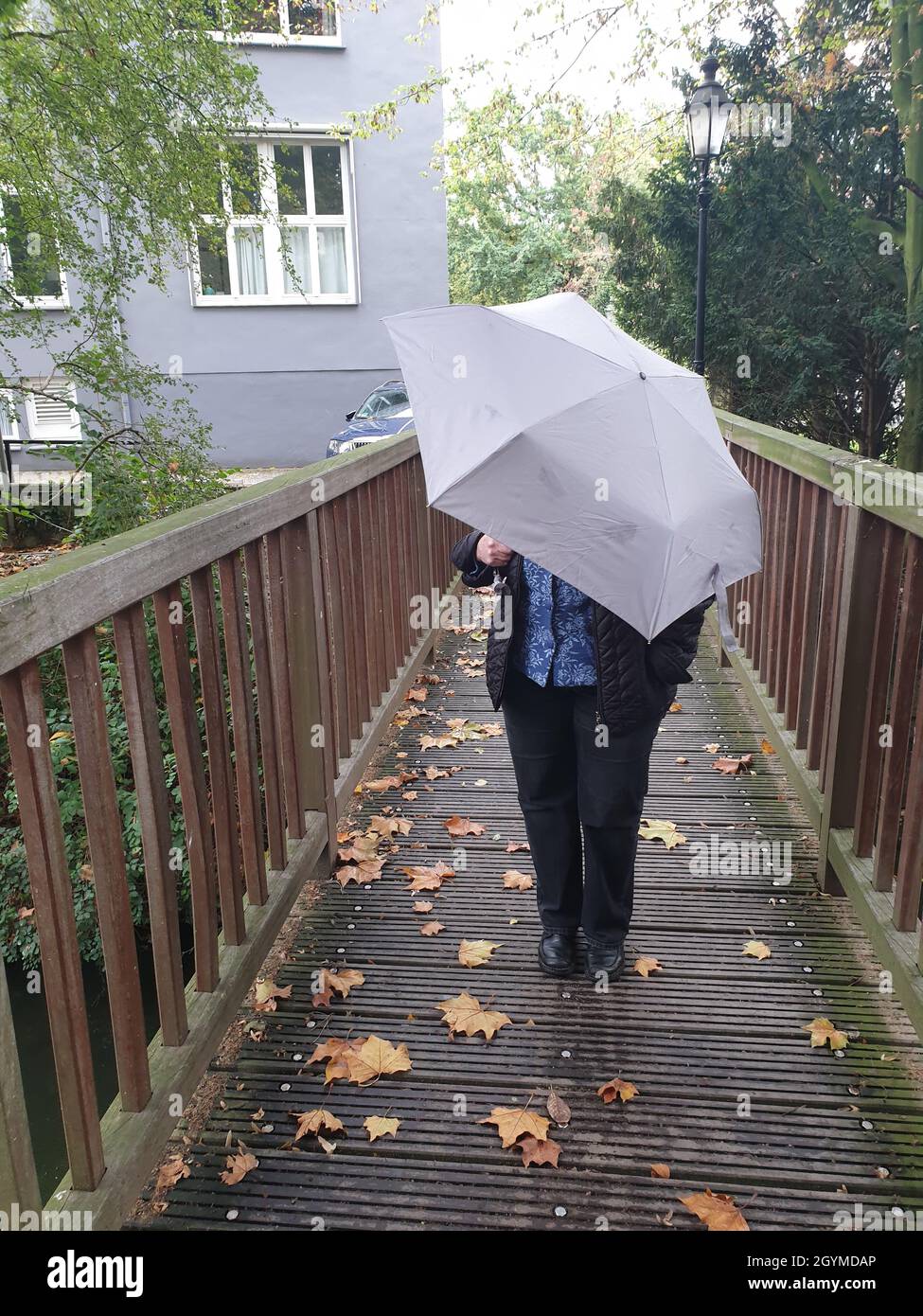 Spaziergang im Regen Stock Photo - Alamy