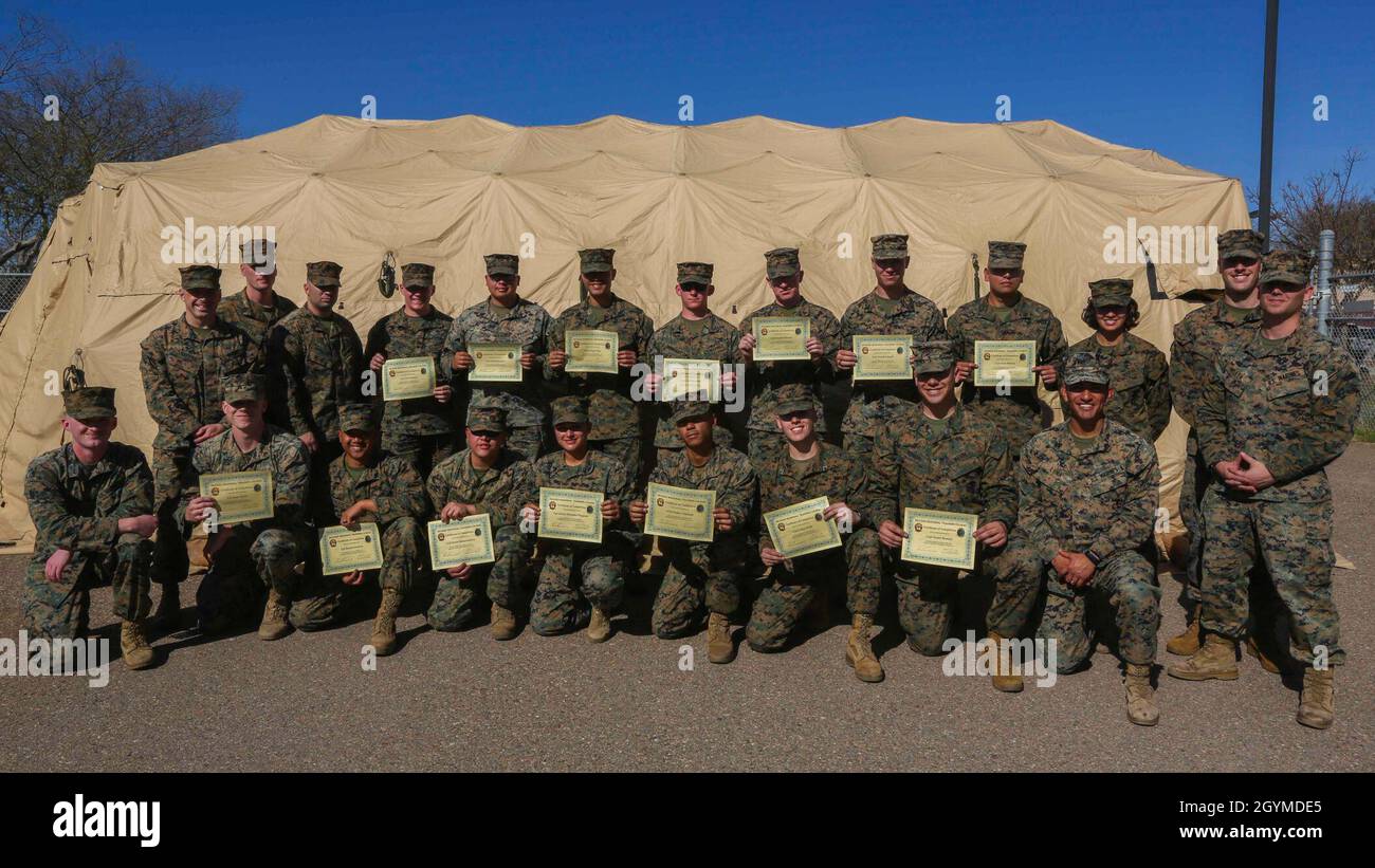 U.S. Marines with Black Stratus class 1-2, Marine Air Control Squadron ...