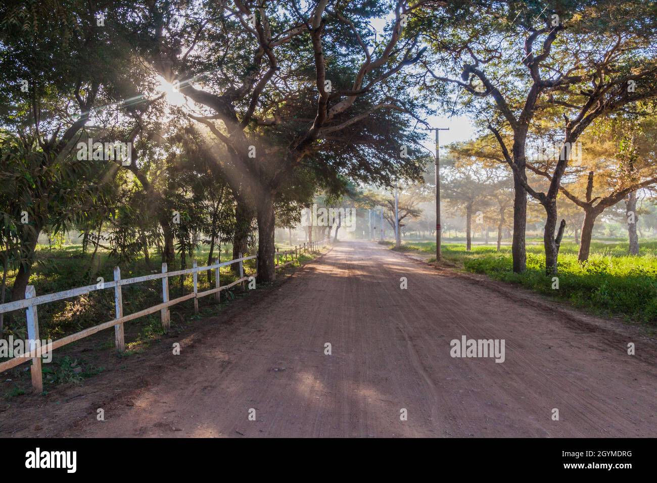 Road near Ananda temple in Bagan, Myanmar Stock Photo - Alamy