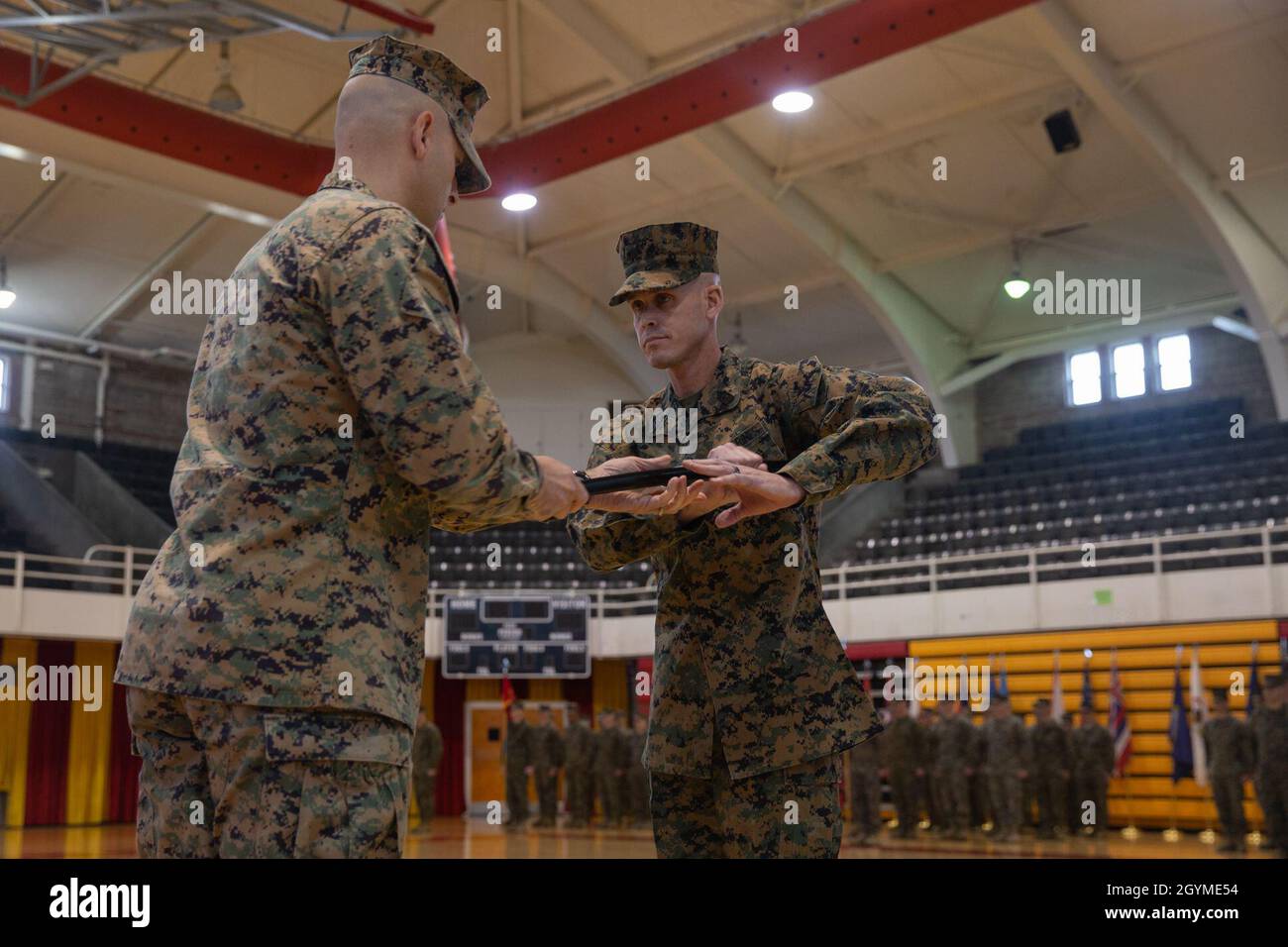U.S. Marine Corps Sgt. Maj. Patrick Fay, 8th Engineer Support Battalion ...