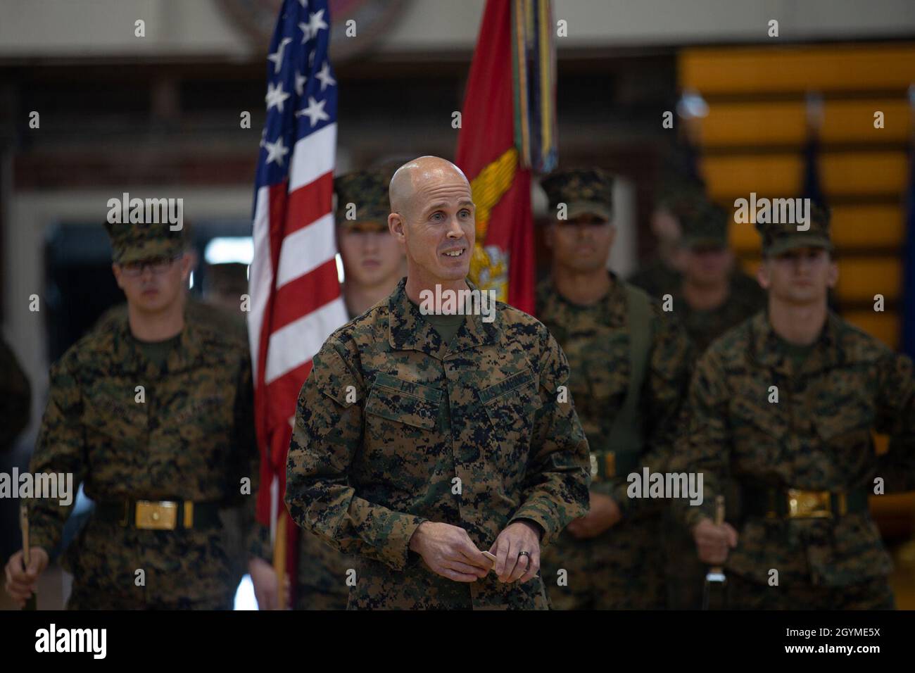 U.S. Marine Corps Sgt. Maj. Patrick Fay 8th Engineer Support Battalion ...