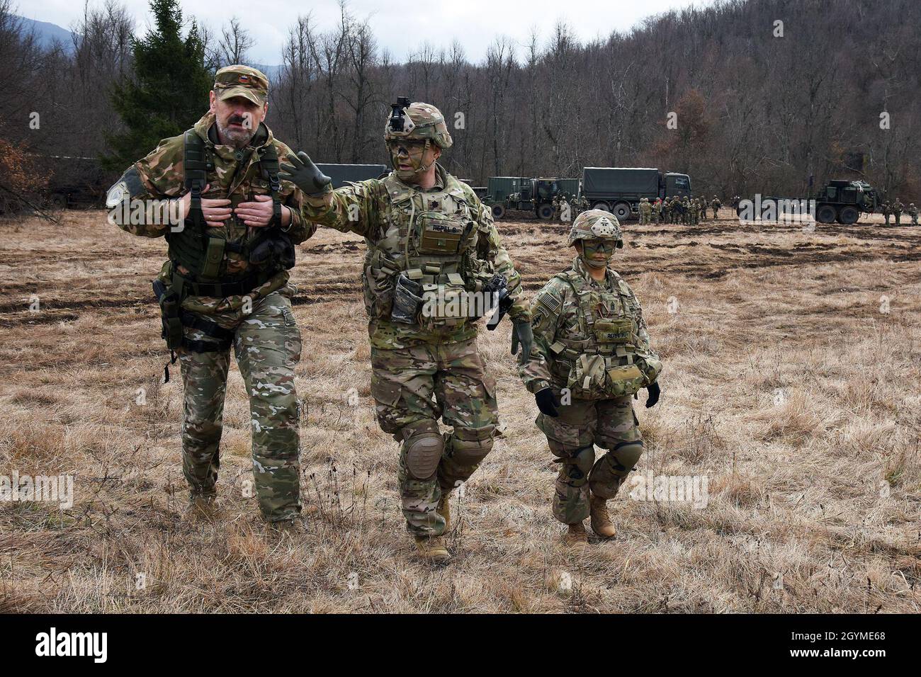 U.S. Army Lt. Col. Nathan A. Strohm, commander of 173rd Brigade Support ...