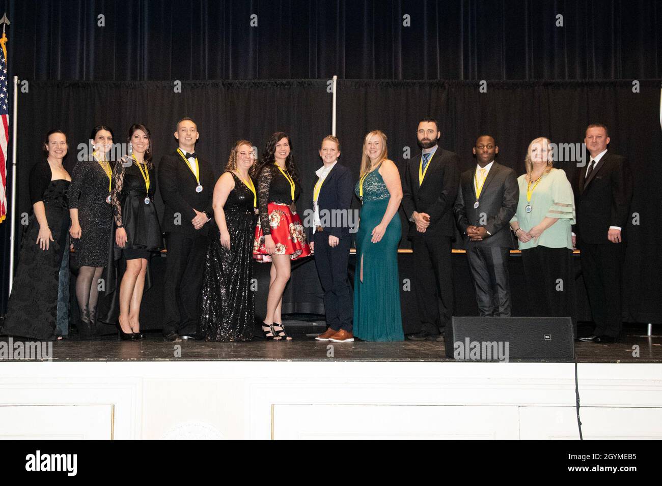Annual award winners pose with Col. Matthew Jones, 436th Airlift Wing ...