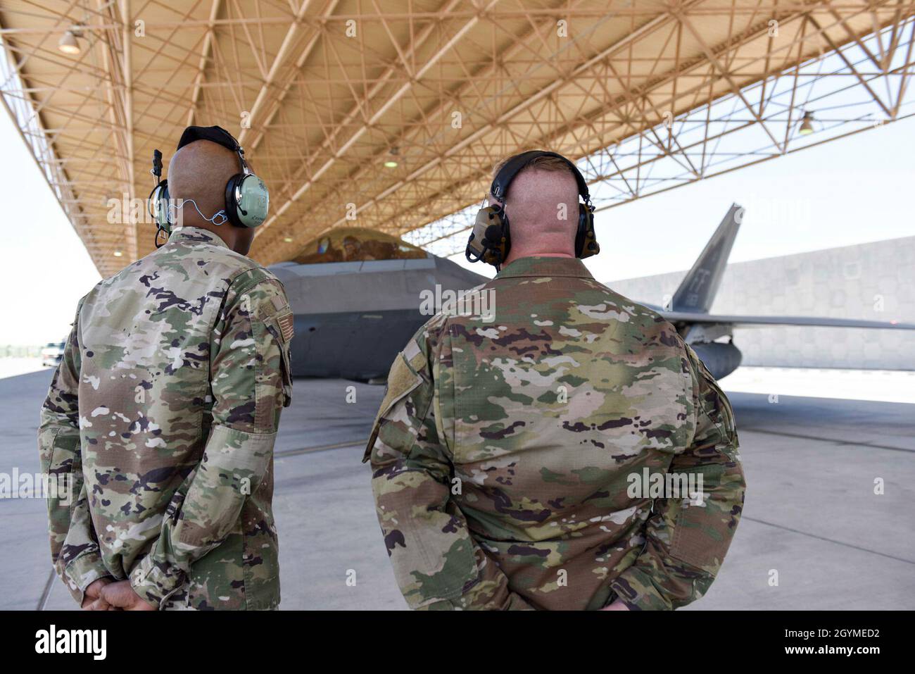 Chief Master Sgt. Kenneth Bruce, 379th Air Expeditionary Wing command ...