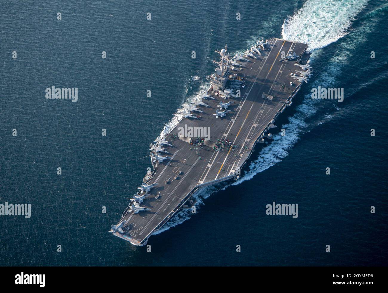 200131-N-GC347-0680 ARABIAN SEA (Jan. 31, 2020) The aircraft carrier ...