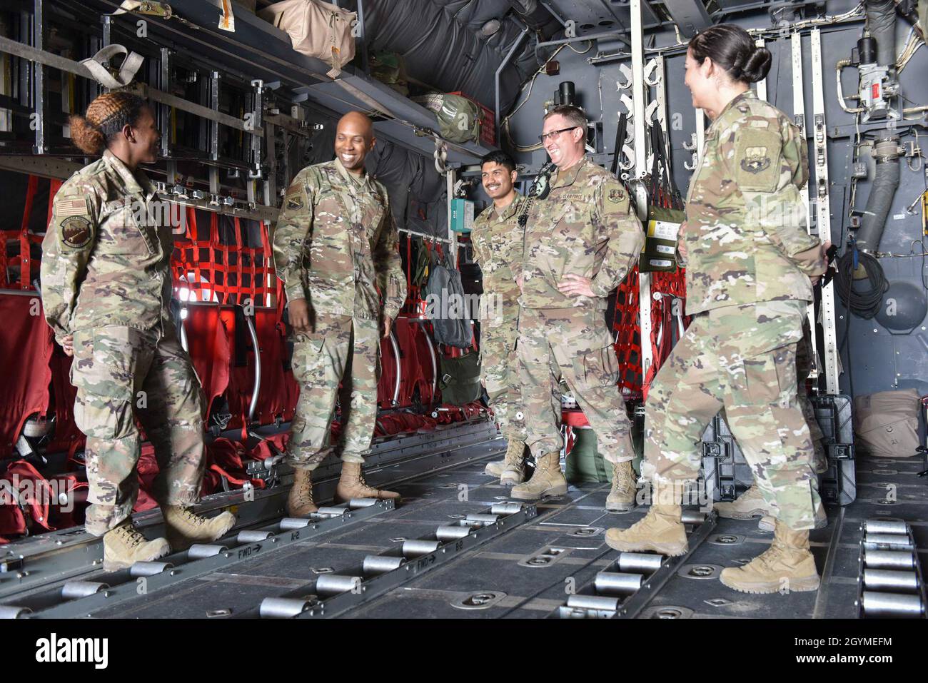 Chief Master Sgt. Kenneth Bruce, 379th Air Expeditionary Wing command ...