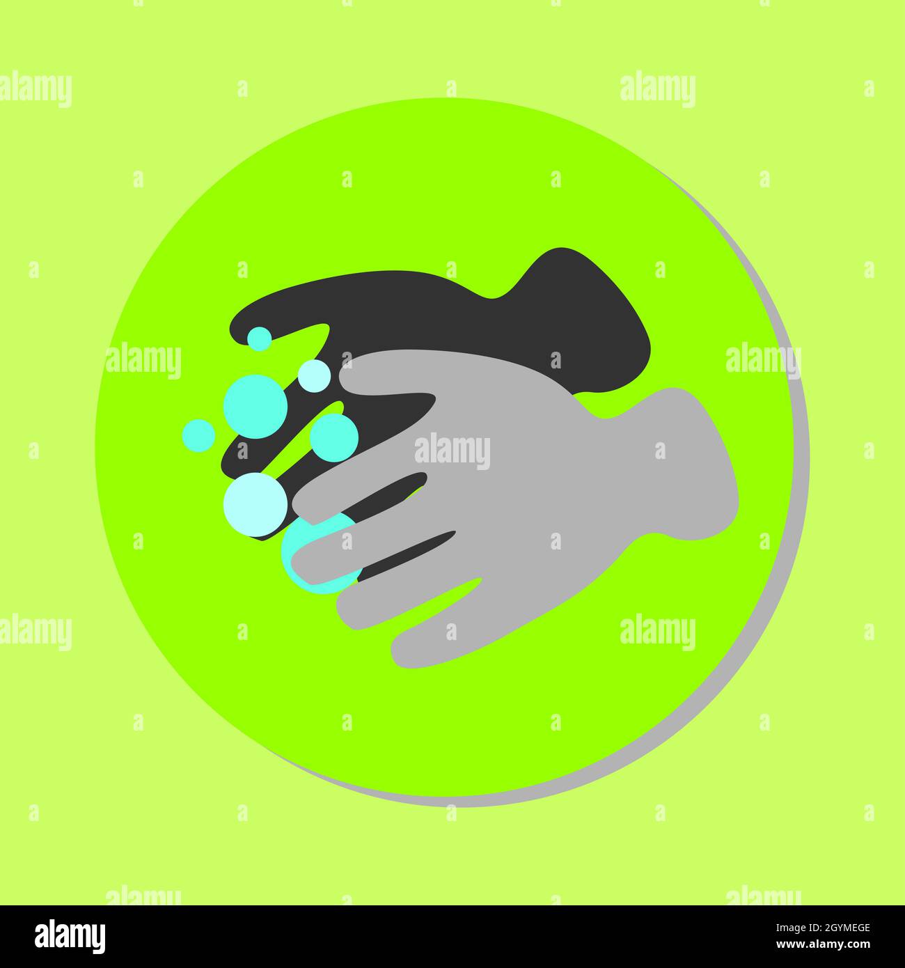 Illustration of washing hands regularly to keep yourself healthy Stock ...