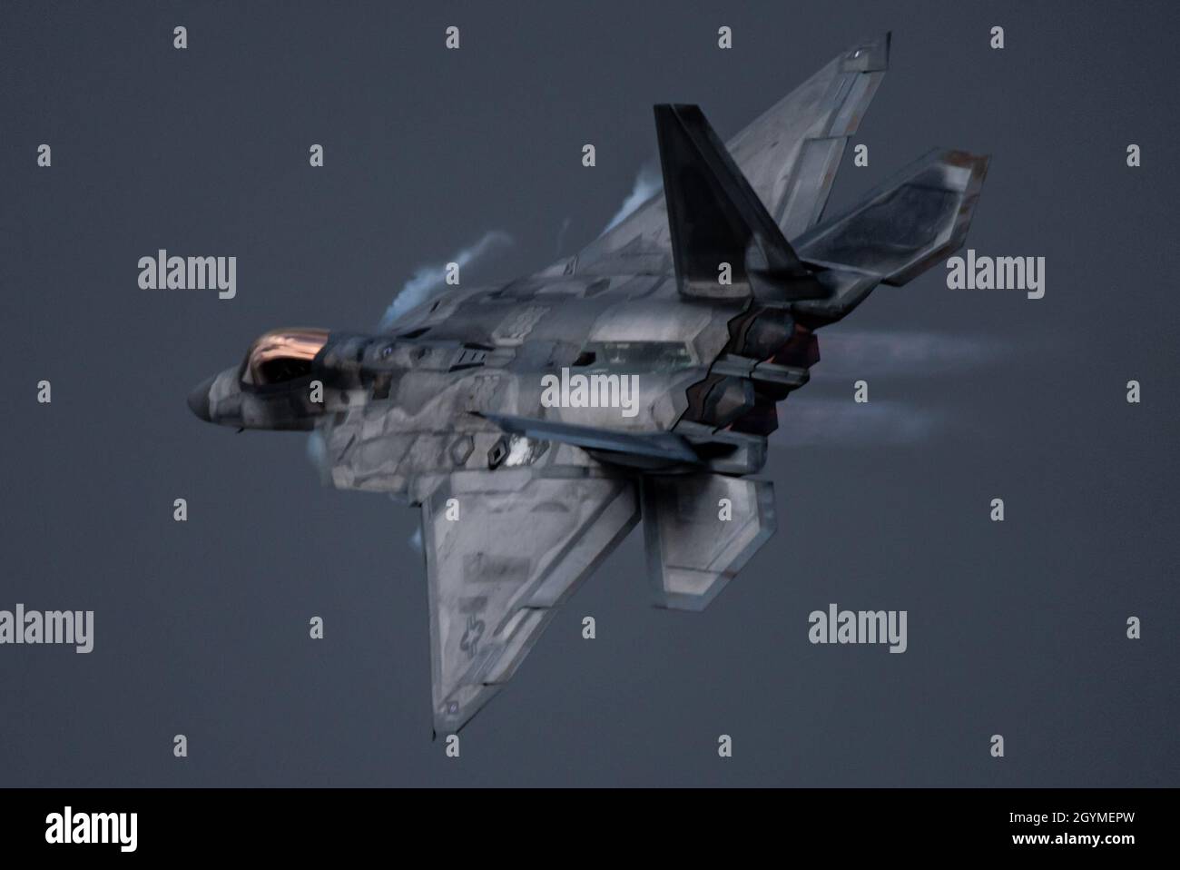 U.S. Air Force Maj. Josh Gunderson, F-22 Raptor Demonstration Team ...