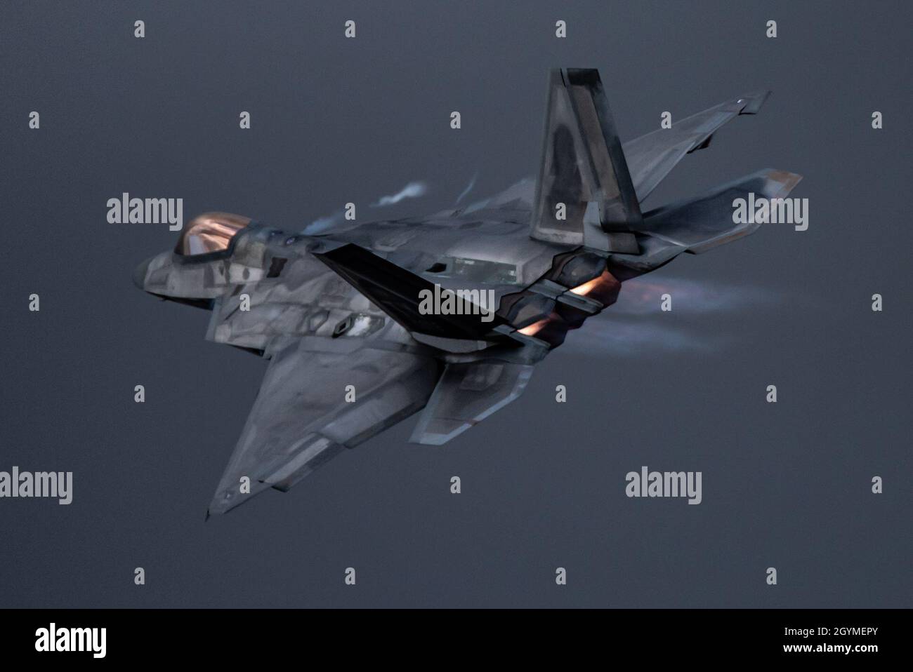 U.S. Air Force Maj. Josh Gunderson, F-22 Raptor Demonstration Team ...