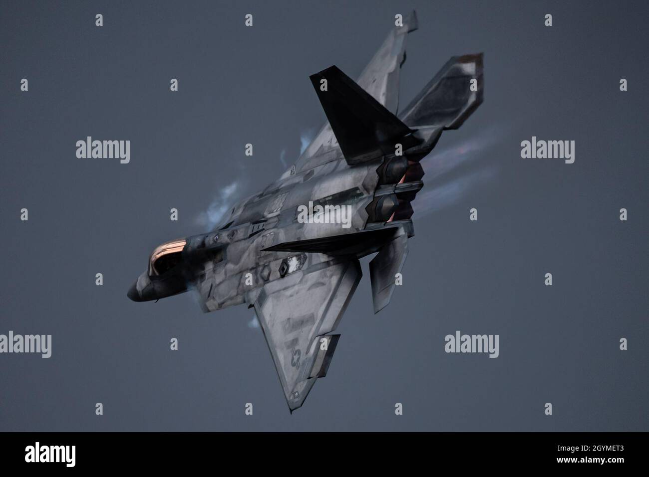 U.S. Air Force Maj. Josh Gunderson, F-22 Raptor Demonstration Team ...