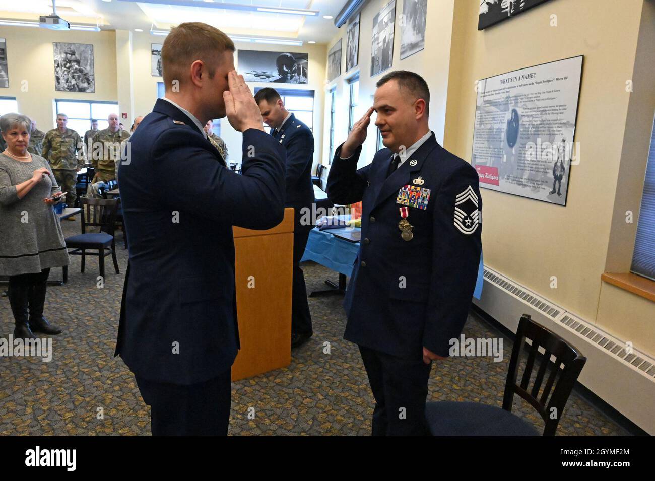 Chief Master Sgt. Steven Gibson, of the 119th Security Forces Squadron ...