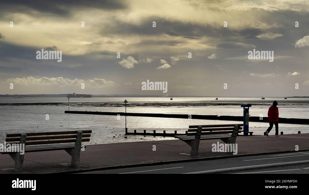 One person out walking hi-res stock photography and images - Alamy