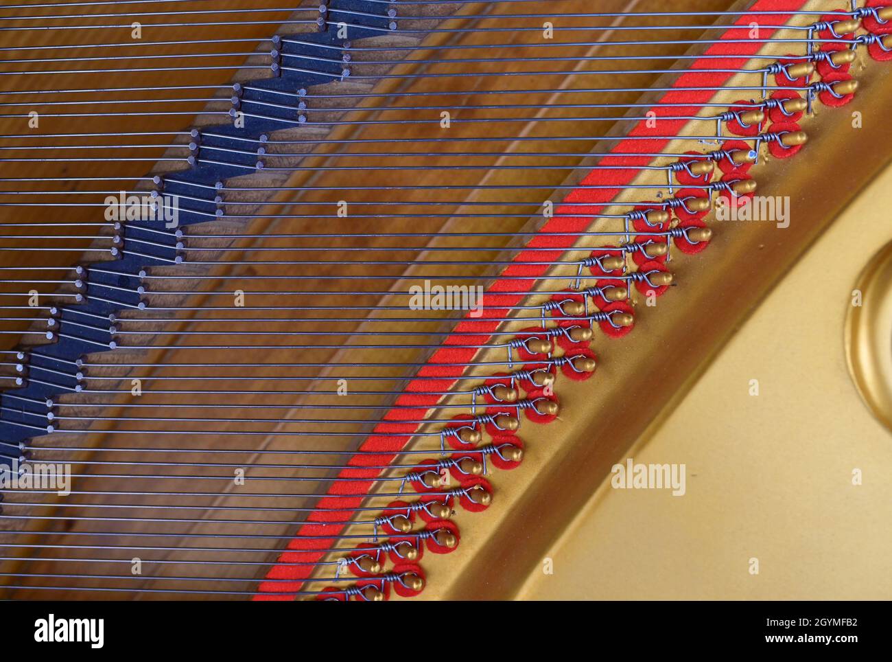 Piano strings hi-res stock photography and images - Alamy