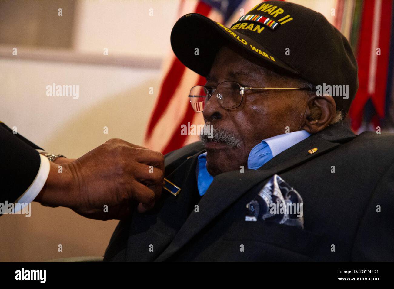 Pvt. Roosevelt Ruffin, an Army machine gunner veteran who served with ...