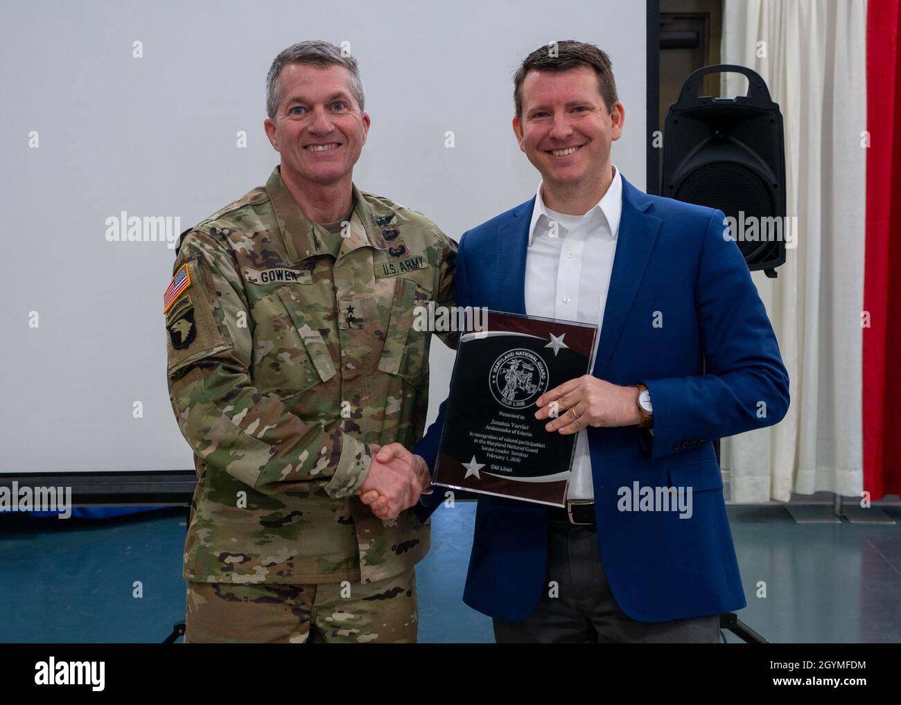 Maj. Gen. Timothy E. Gowen, adjutant general of Maryland, hosted a ...