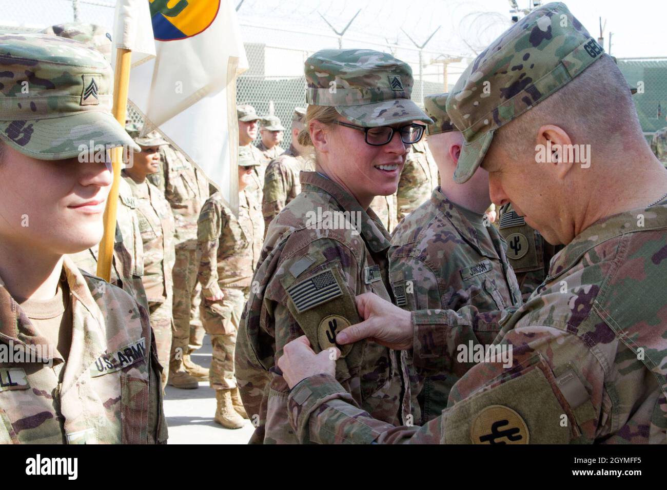 Brig. Gen. Howard Geck, commanding general, 103rd Expeditionary ...