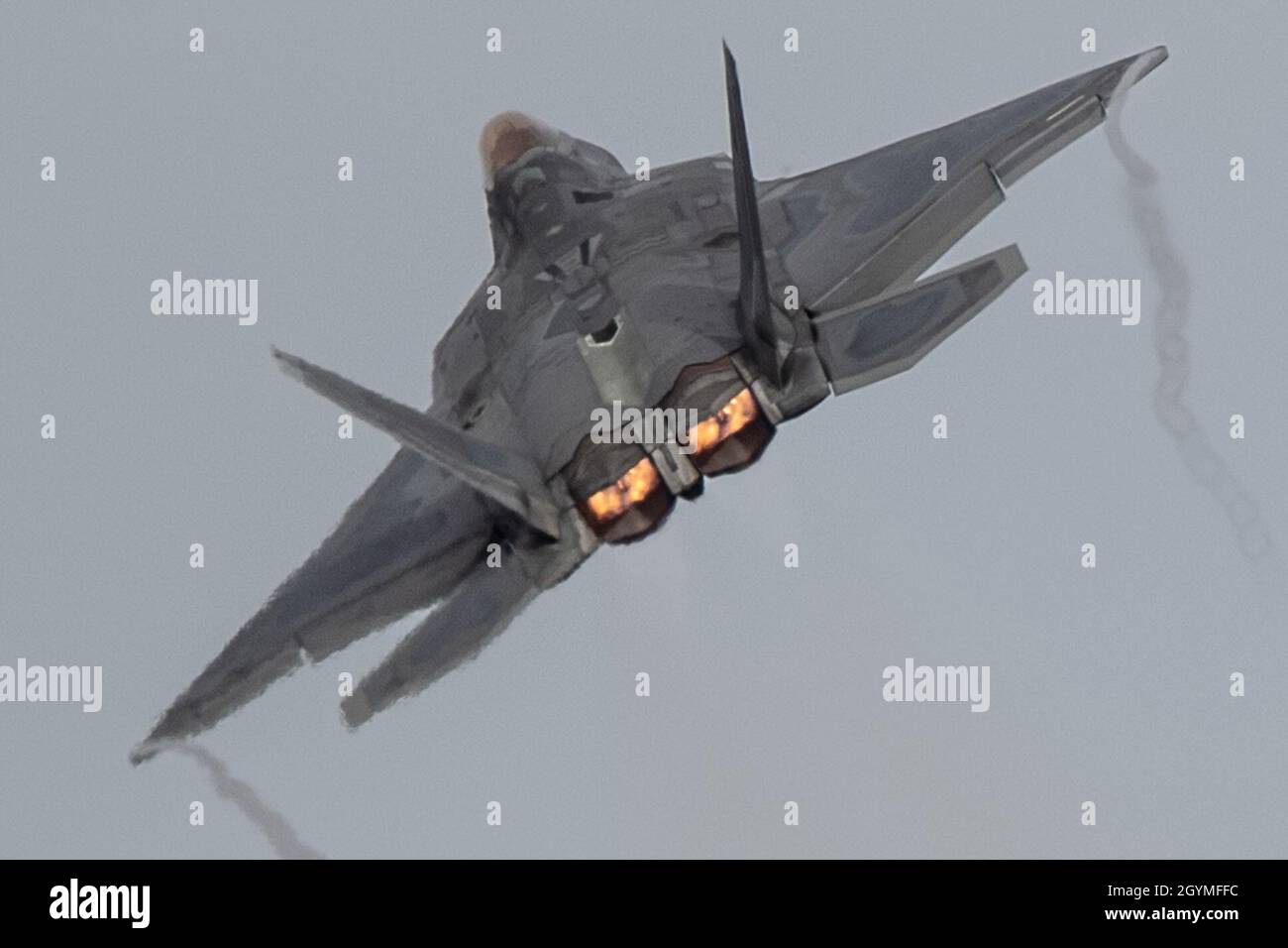 U.S. Air Force Maj. Josh Gunderson, F-22 Raptor Demonstration Team ...