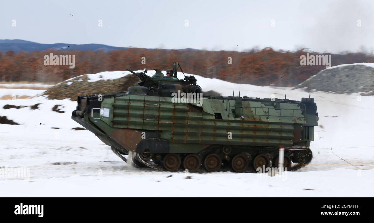 An Assault Amphibious Vehicle with 3rd Assault Amphibian Battalion, 3rd ...