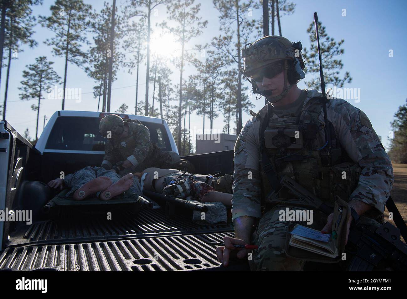 U.S. Air Force Tactical Air Control Party Specialists, assigned to the ...