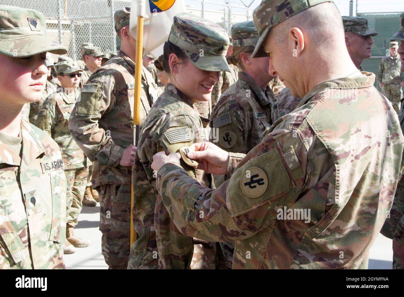 Brig. Gen. Howard Geck, commanding general, 103rd Expeditionary ...