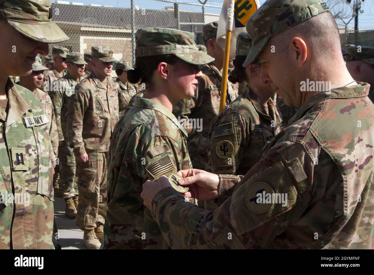 Brig. Gen. Howard Geck, commanding general, 103rd Expeditionary ...