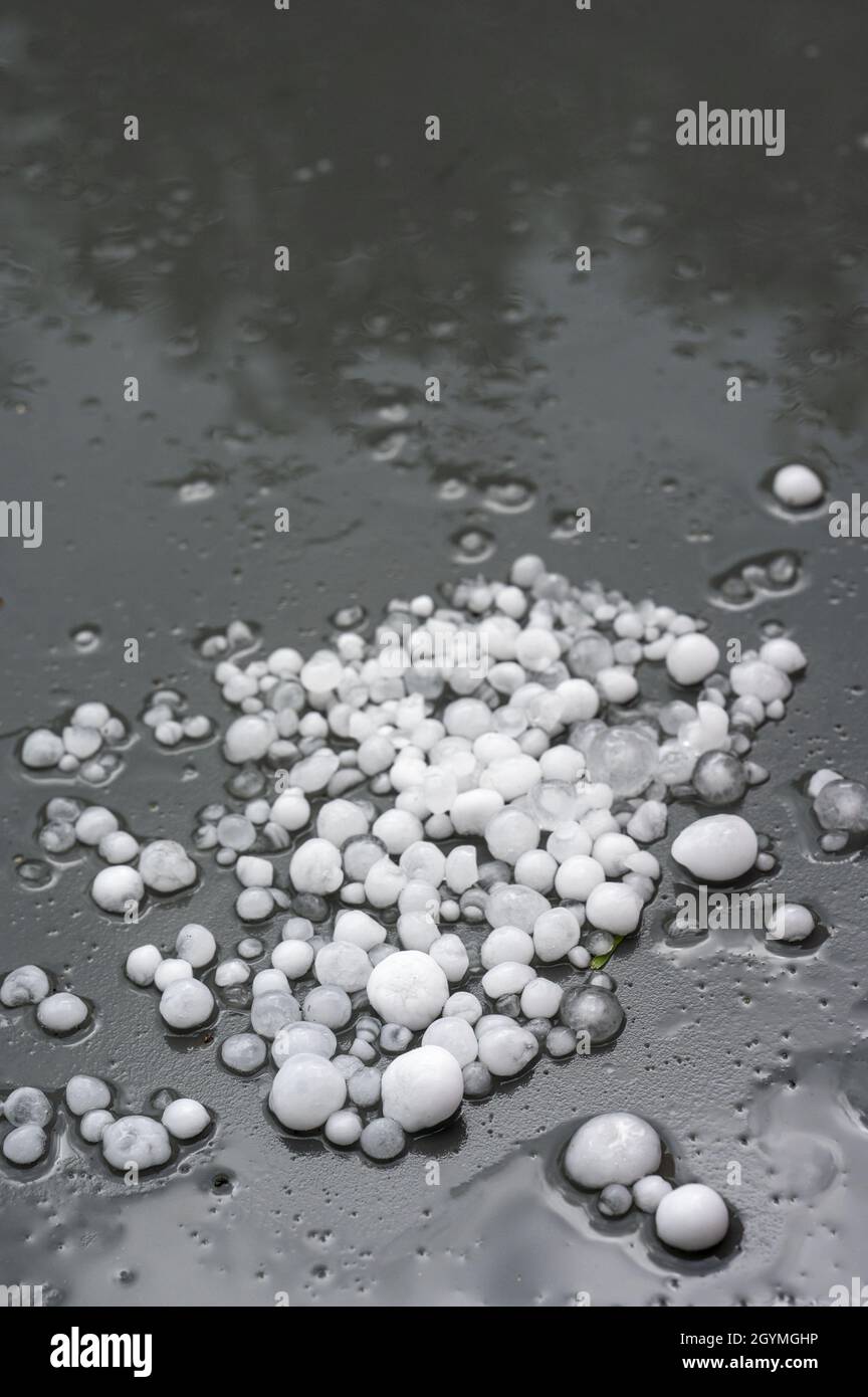 Small hail weather hi-res stock photography and images - Alamy