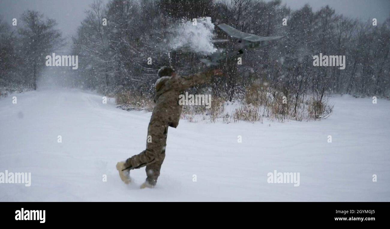U.S. Marine Lance Cpl. Ethan Morris, a drone operator and rifleman with ...
