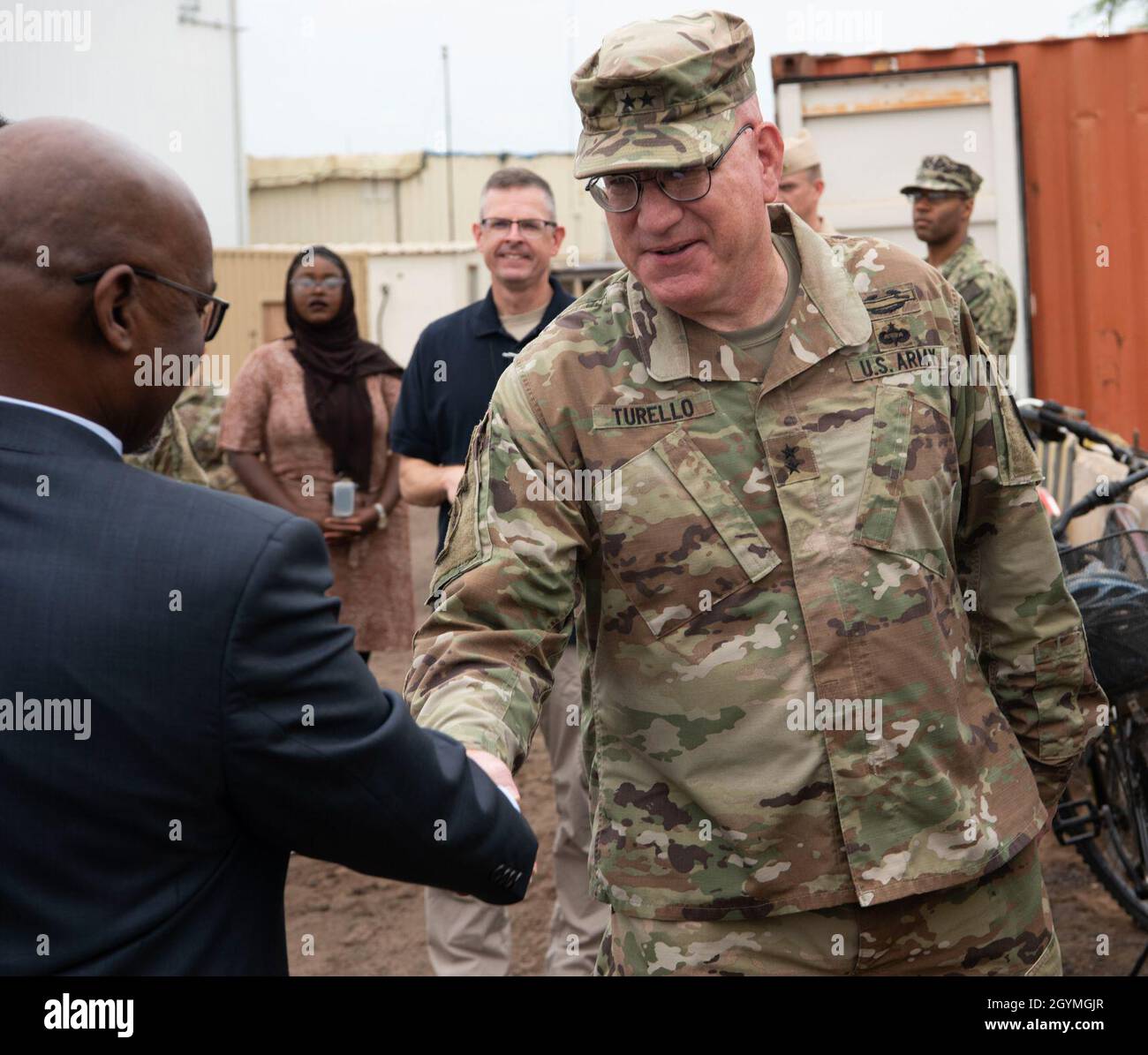 U.S. Army Maj. Gen. Michael D. Turello, commanding general of Combined ...