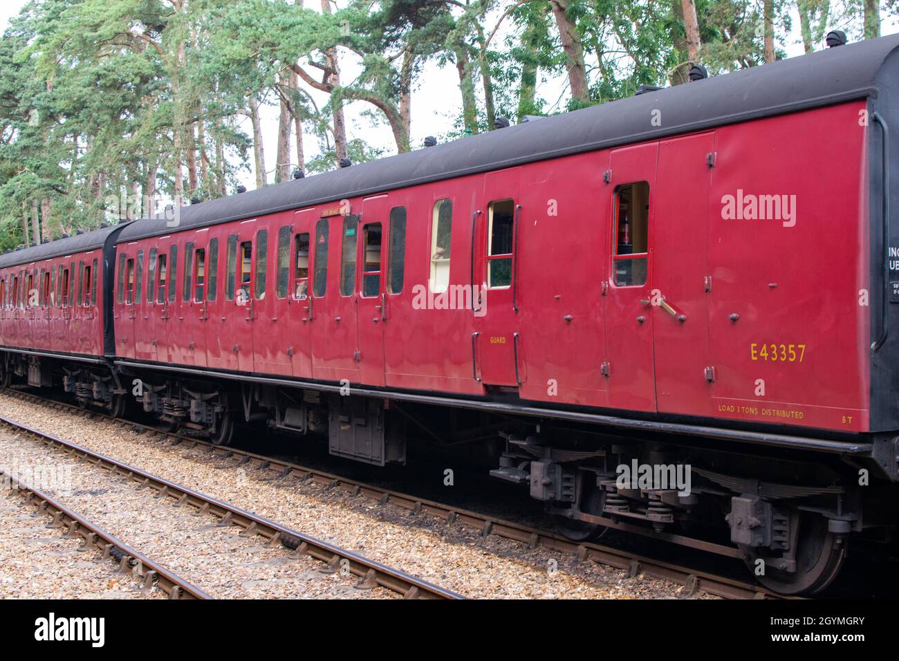 Sheringham, Norfolk, UK - SEPTEMBER 14 2019: Side of 1940s red ...