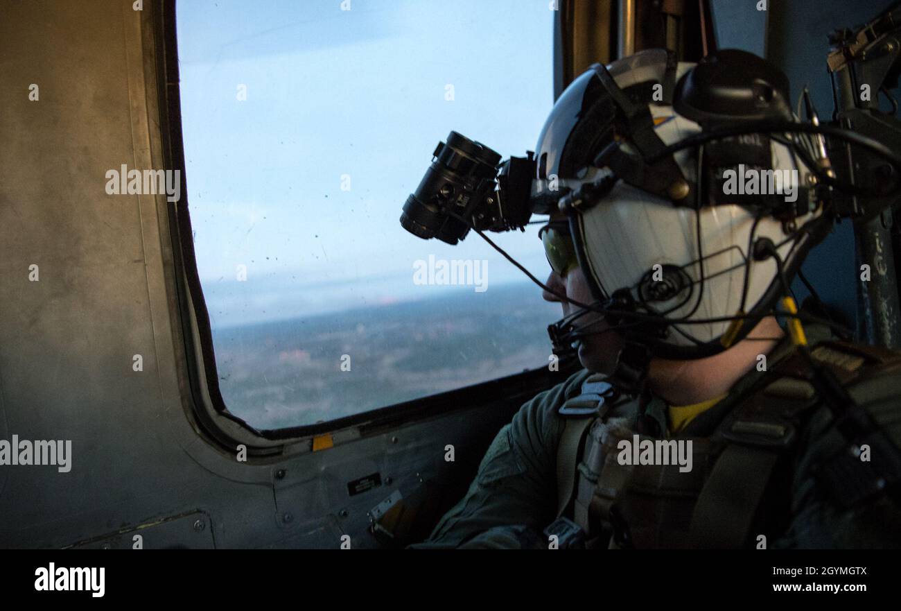 A U.S. Navy MH-60S Seahawk pilot assigned to the Helicopter Sea Combat ...