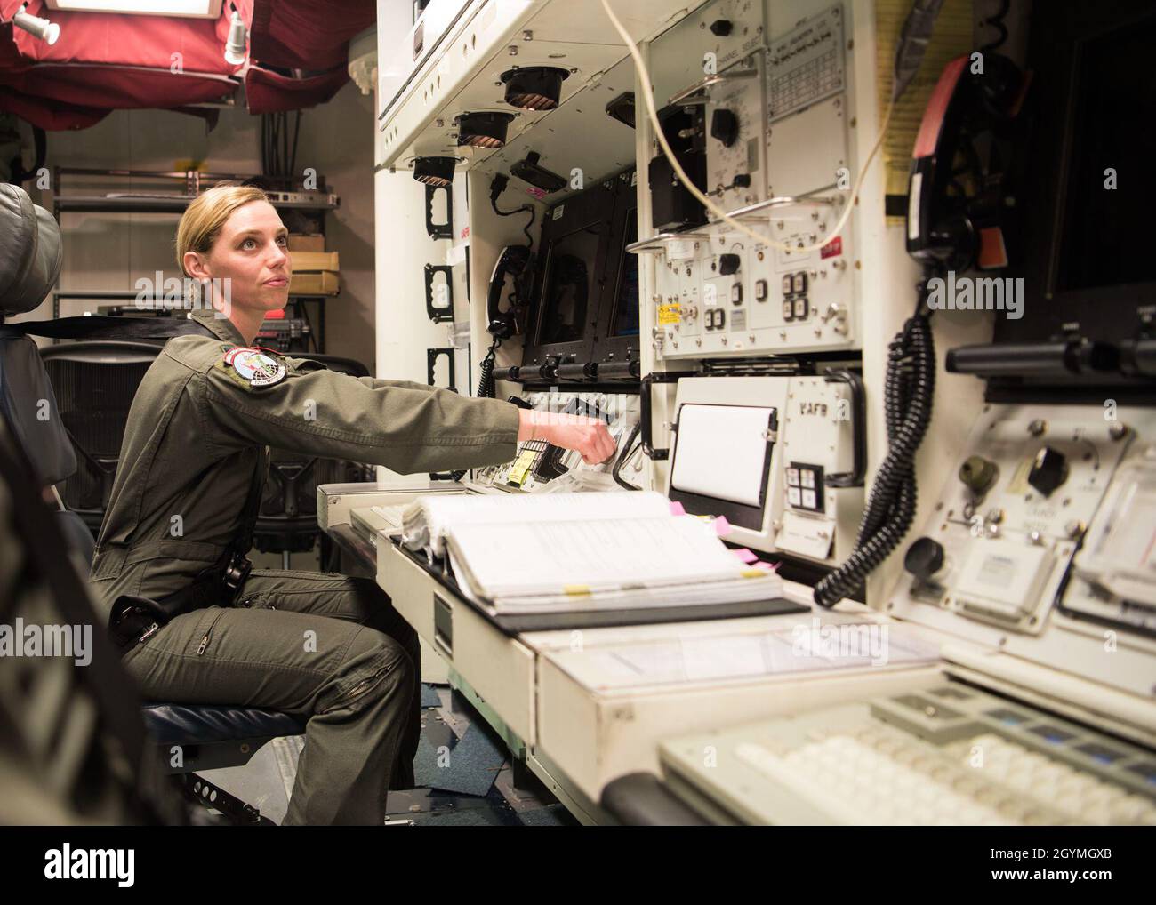 1st Lt. Claire Waldo, 12th Missile Squadron missile combat crew ...