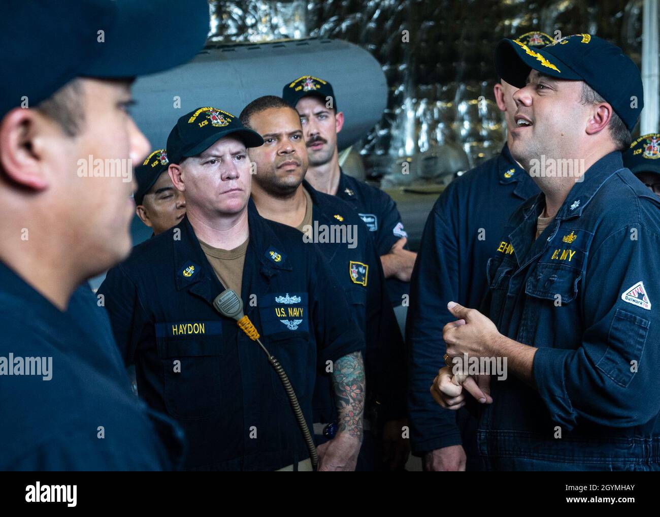200105-N-BM428-0026 SINGAPORE (Jan. 5, 2020) Cmdr. Matthew Lehmann ...
