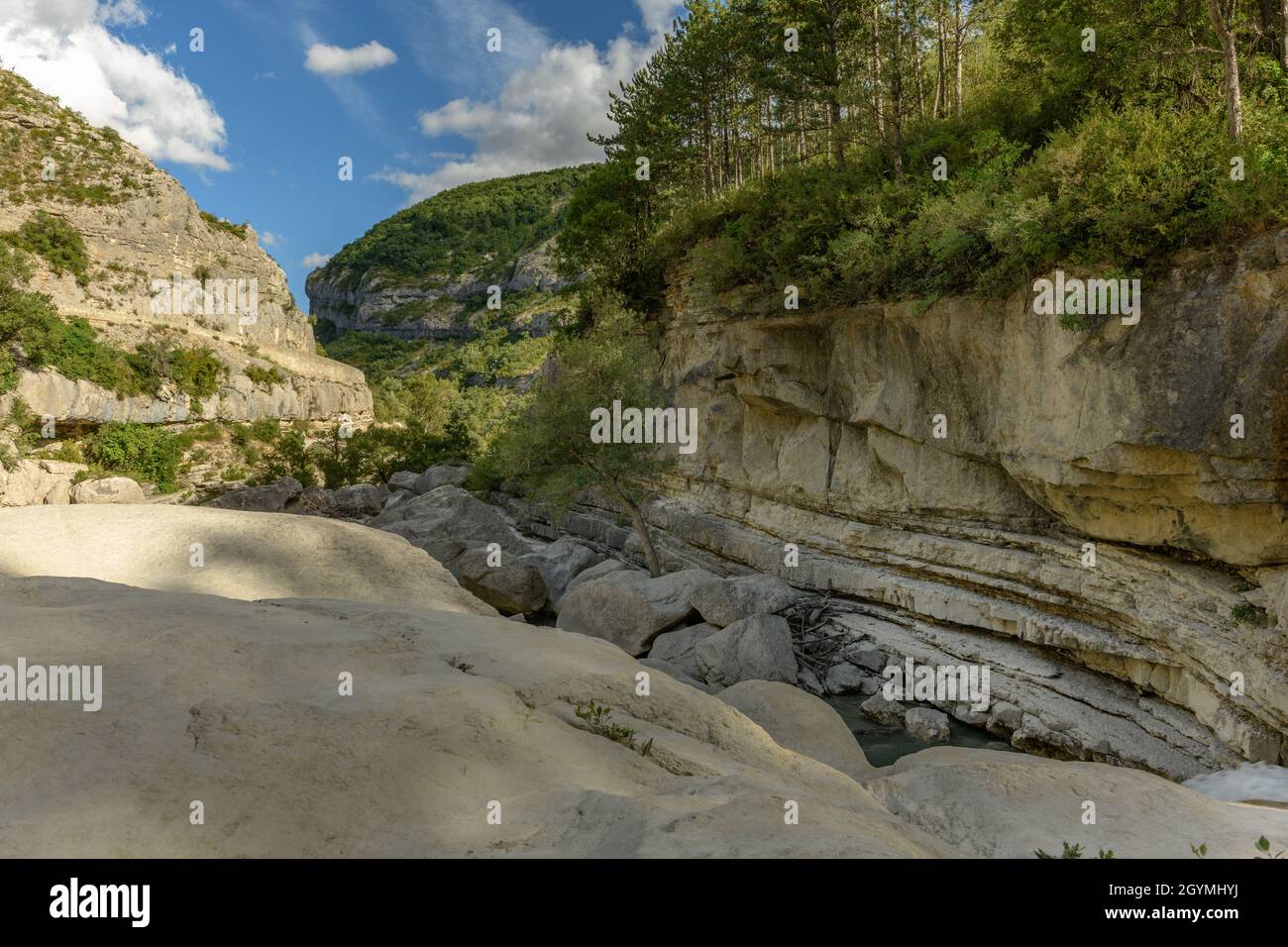Meouge gorges, nature reserve. France, Drome, Provence Stock Photo - Alamy