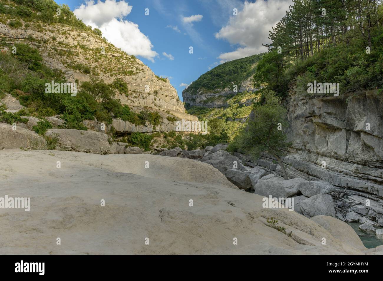 Meouge gorges, nature reserve. France, Drome, Provence Stock Photo - Alamy