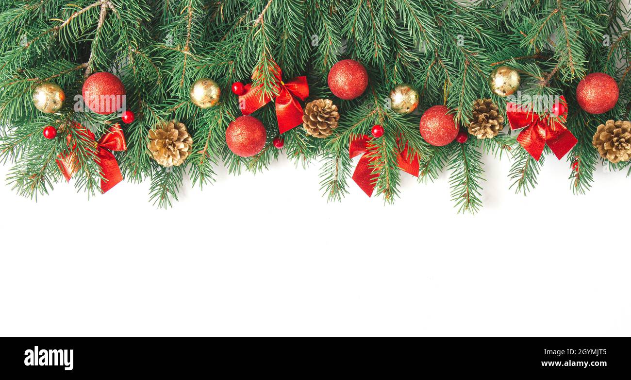 Christmas border banner wide hi-res stock photography and images - Alamy