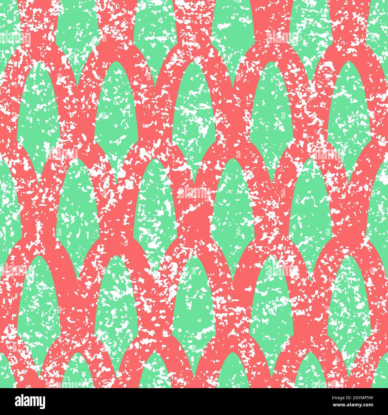 Vector seamless pattern, fish scale style with grunge texture ...