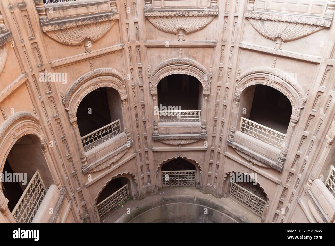 Baori step well at Bara Imambara complex in Lucknow, Uttar Pradesh ...