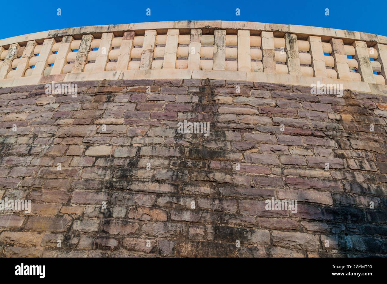 Detail of Stupa 1, ancient Buddhist monument at Sanchi, Madhya Pradesh ...
