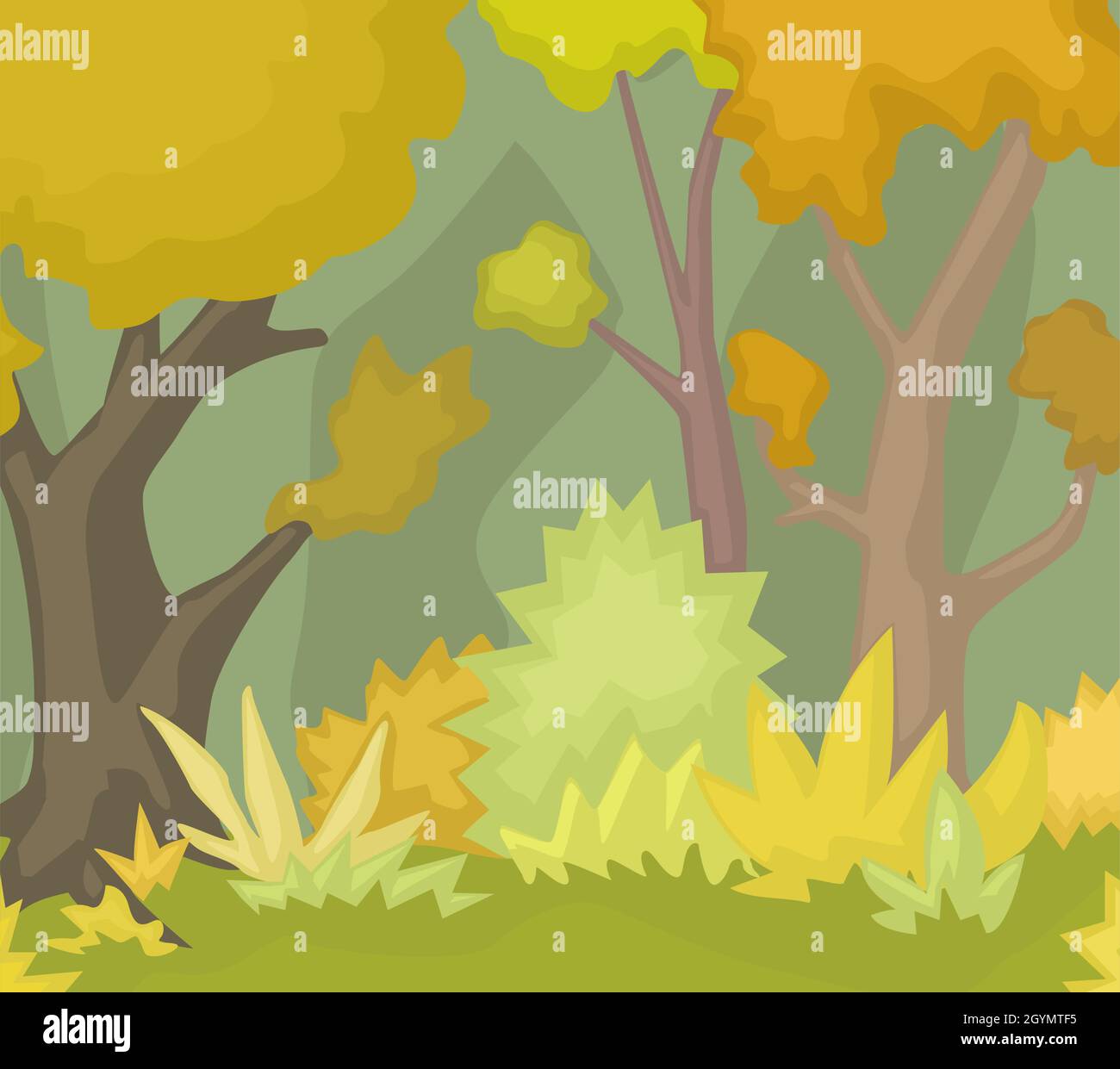 Forest setting Stock Vector Images - Alamy